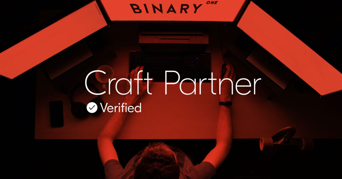 BINARY one | News: BINARY one ist verifizierter Partner für das Craft…